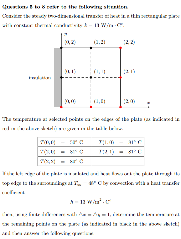 Solved Questions 5 to 8 refer to the following situation. | Chegg.com