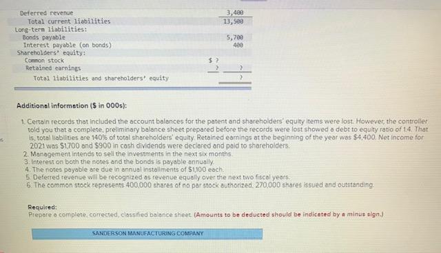 Solved Savod Problem 3-8 (Algo) Balance sheet; errors; | Chegg.com