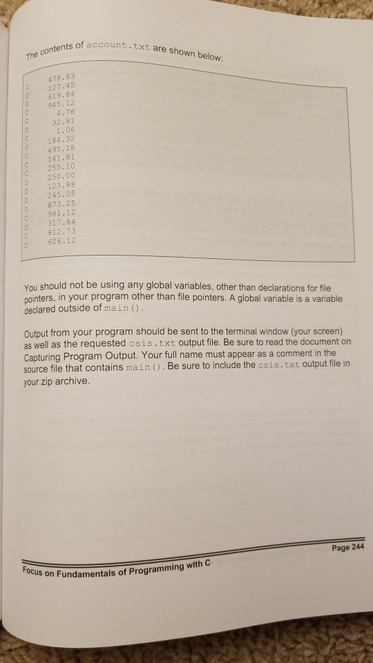 Solved Checking Account Lab Account And Outputs A Bank 1212