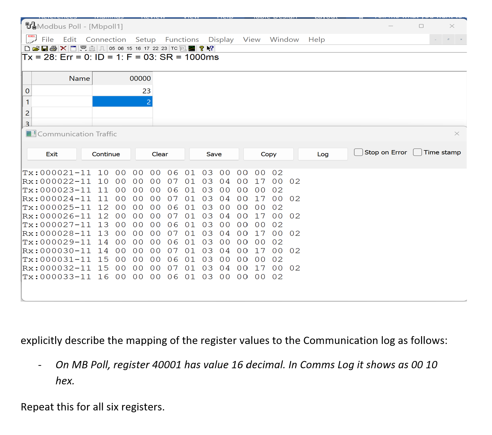 Solved explicitly describe the mapping of the register | Chegg.com
