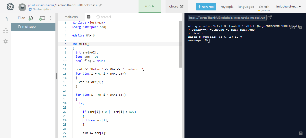 Using C Define Function Finding Returning Average Array Test Scores Throws Exception Eleme 1788