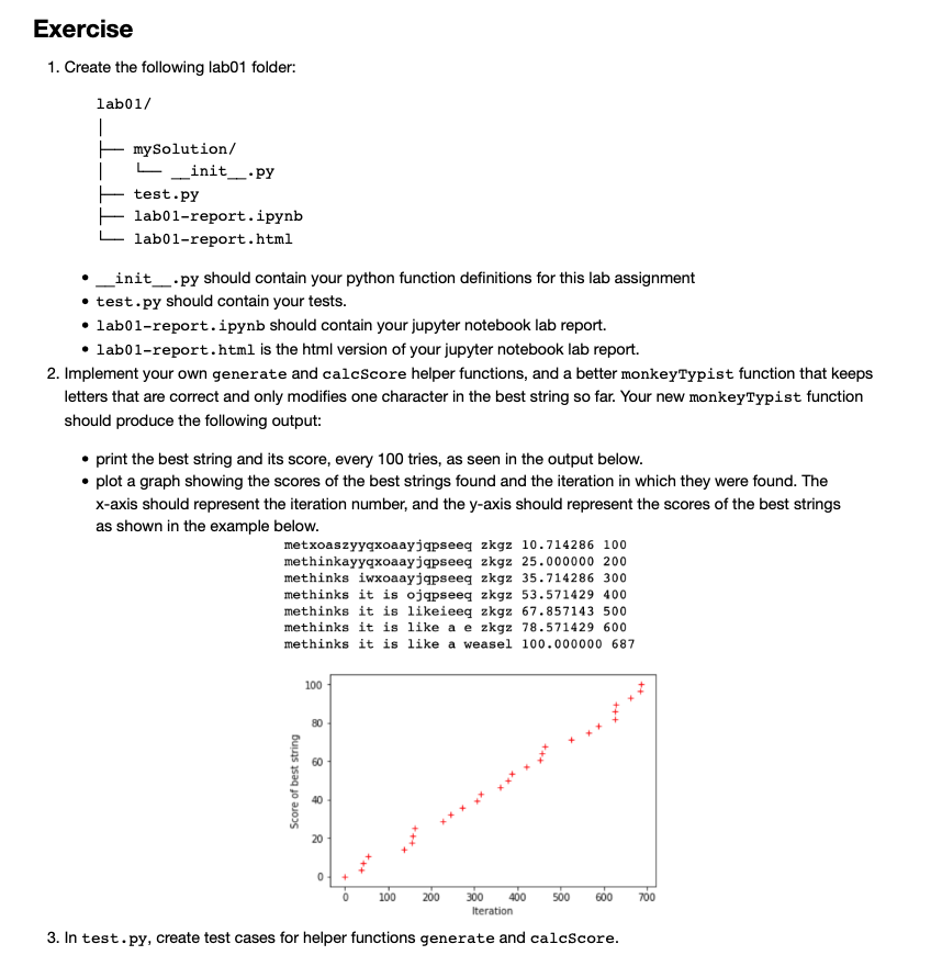Prelude: The monkey typist The infinte monkey theorem | Chegg.com