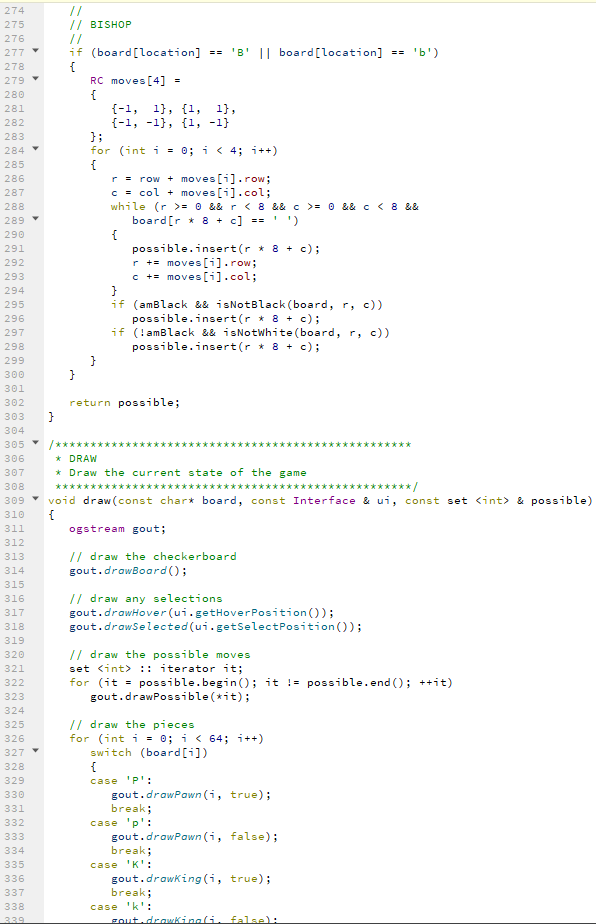 Solved This is a Chess program in C++. I need a unit test | Chegg.com