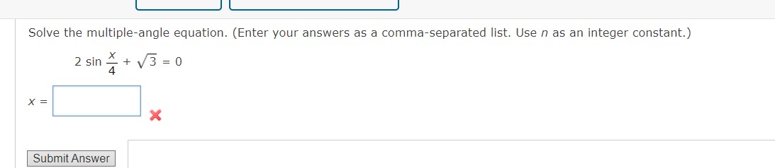 Solved Solve the multiple-angle equation. (Enter your | Chegg.com
