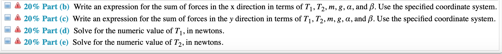Solved: A Block Having A Mass Of M = 13.5 Kg Is Suspended ... | Chegg.com