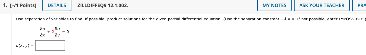 Solved 8. [-/1 Points] DETAILS ZILLDIFFEQ9 11.3.044. MY | Chegg.com