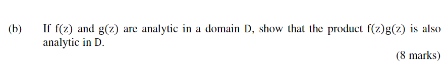 Solved Question 3 (a) Given a complex function f(z) = u(x,y) | Chegg.com