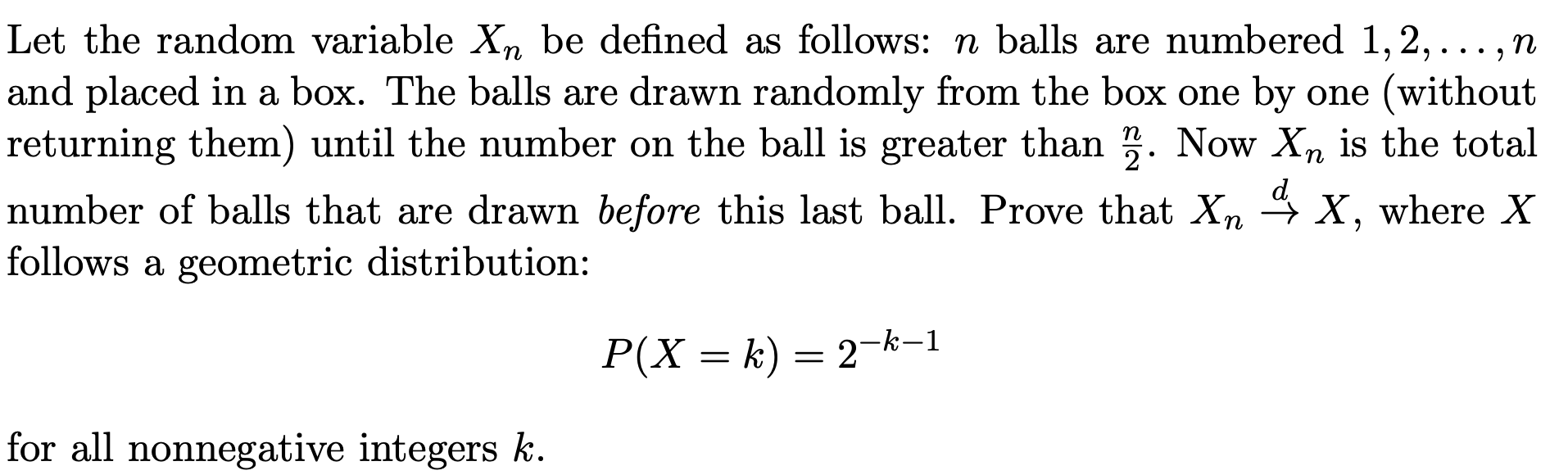 Solved (a) Let X, X1, X2, ... be discrete random variables | Chegg.com