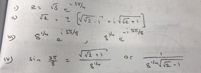 Solved Question 2 12 marks Consider z-22i. (e) Write z in | Chegg.com