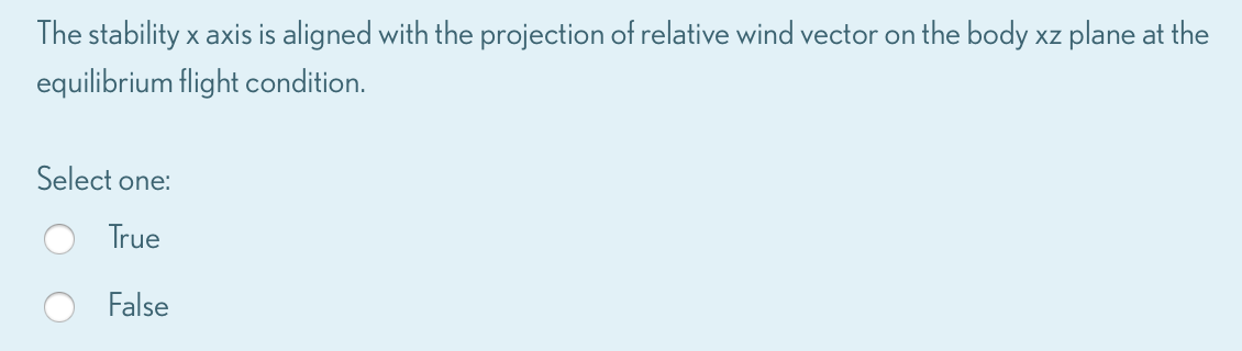 Solved The stability x axis is aligned with the projection | Chegg.com