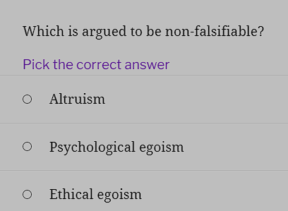 Solved Which is argued to be non-falsifiable? Pick the | Chegg.com