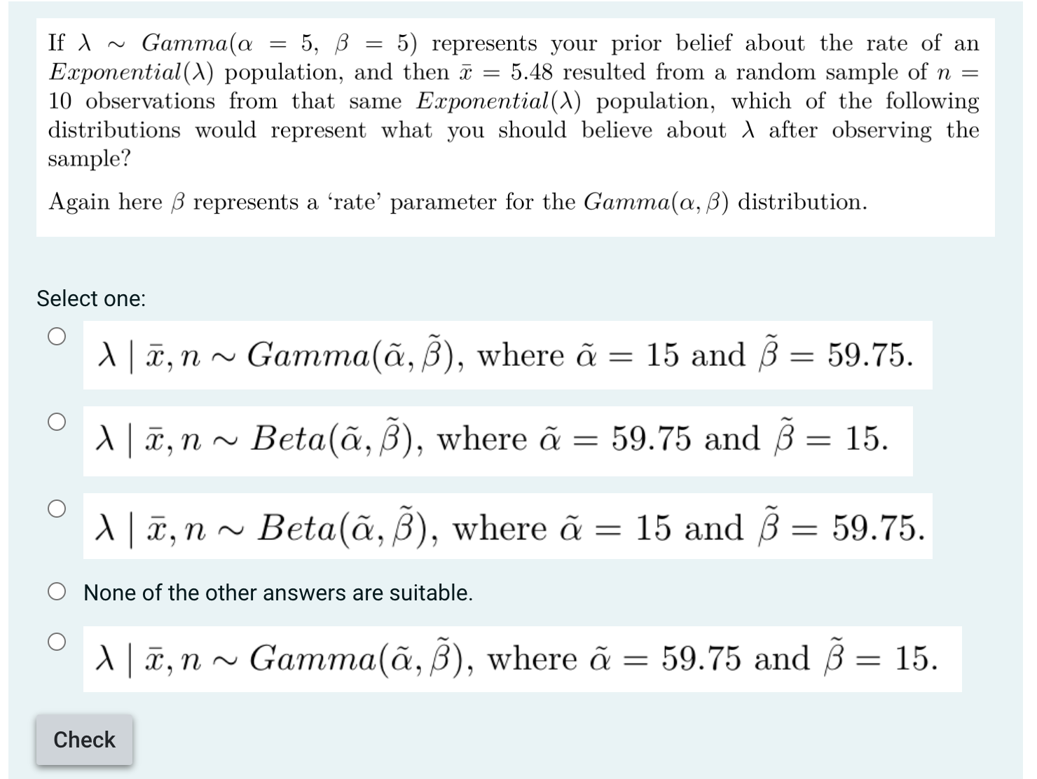 Solved When working with observed data x1,x2,…,xn and | Chegg.com