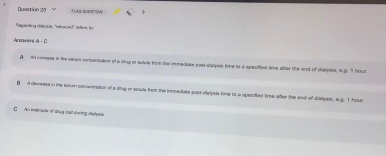 FE, a hemodialysis patient, is receiving Florp. We | Chegg.com