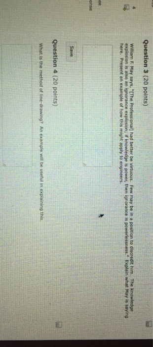 Solved William F. May says, "(The Professional] had better | Chegg.com