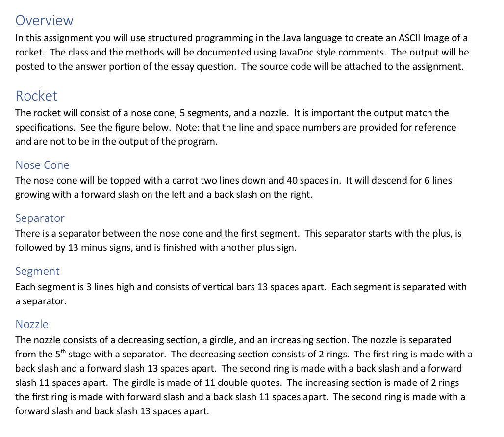 Solved Overview In this assignment you will use structured | Chegg.com