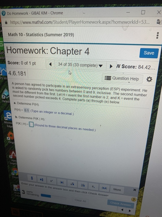 Solved P Do Homework - GIBAE KIM-Chrome | Chegg.com