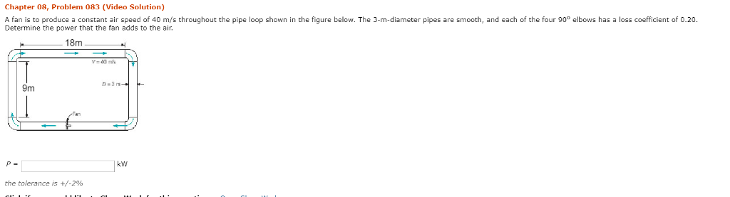 Solved Chapter 08, Problem 083 (Video Solution) A fan is to | Chegg.com Solved Chapter 08, Problem 083 (Video Solution) A fan is to | Chegg.com