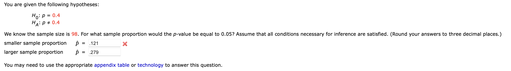 Solved You are given the following hypotheses: | Chegg.com