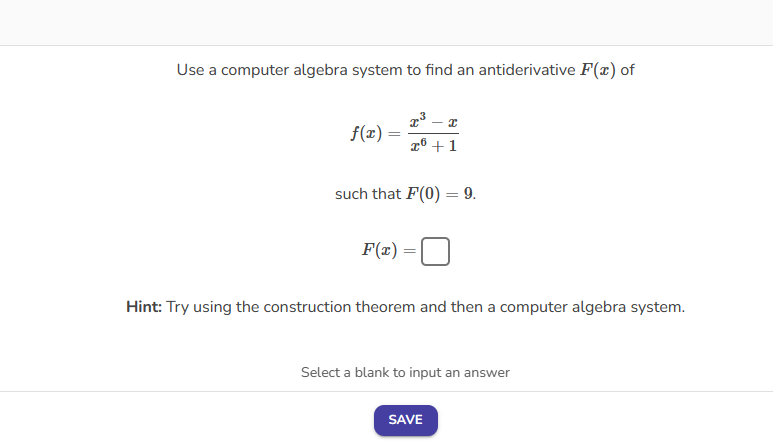 Solved Use a computer algebra system to find an | Chegg.com
