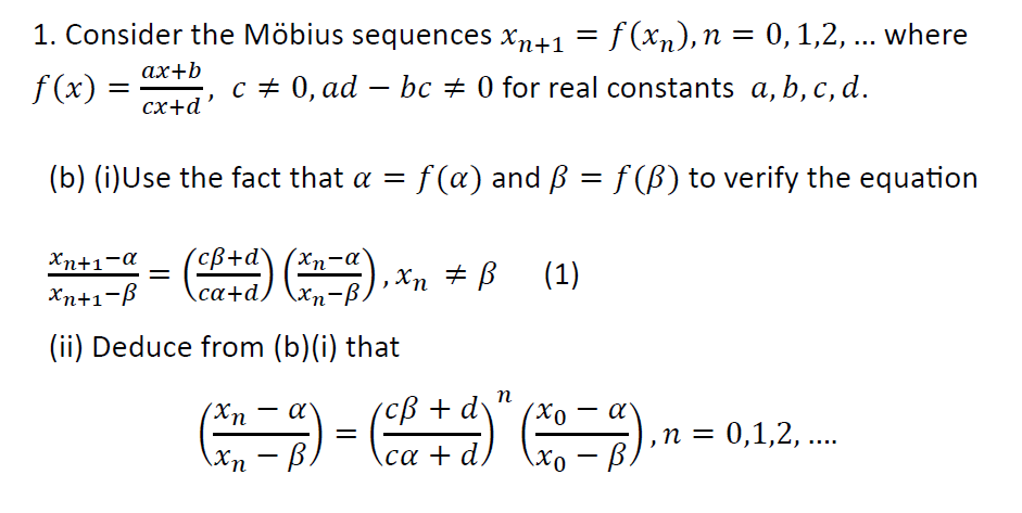 Solved Chaotic System Solve (i) and (ii), i will upvote the | Chegg.com