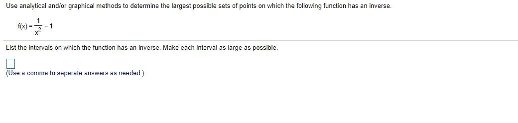 Solved Use analytical and/or graphical methods to determine | Chegg.com
