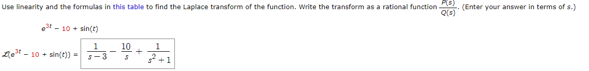 Solved Use linearity and the formulas in this table to find | Chegg.com