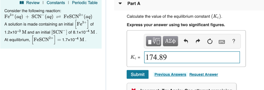 Solved Periodic Table ReviewI Constants| Part A Consider the | Chegg.com