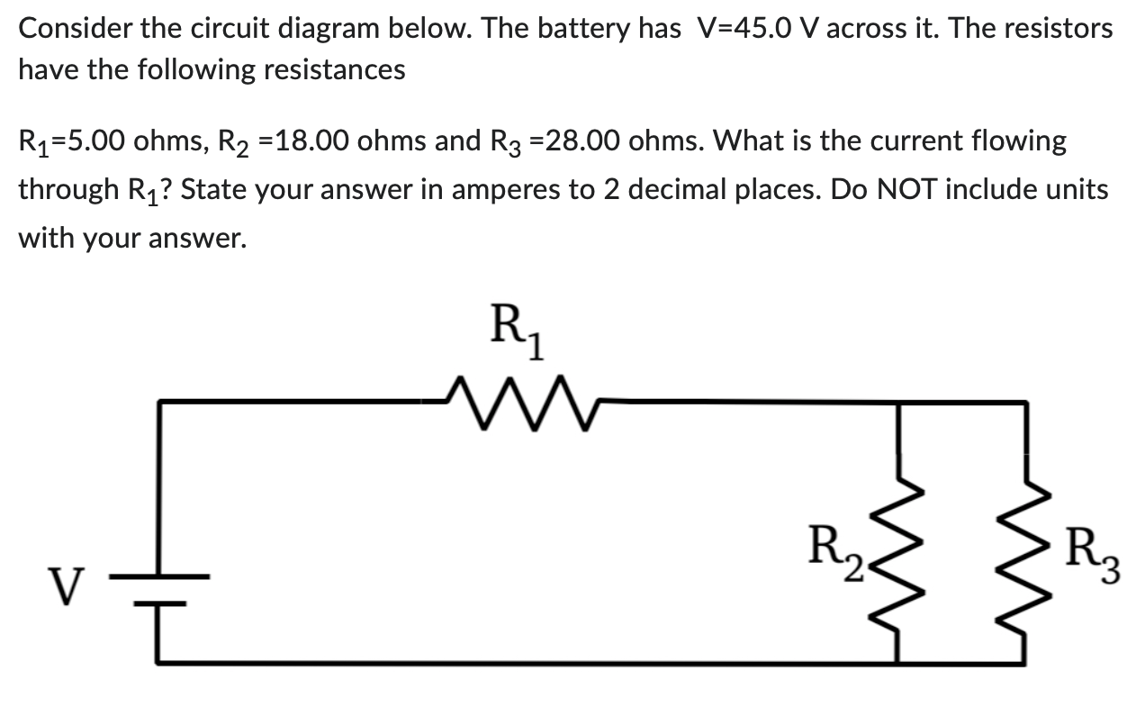 Solved Consider the circuit diagram below. The battery has | Chegg.com