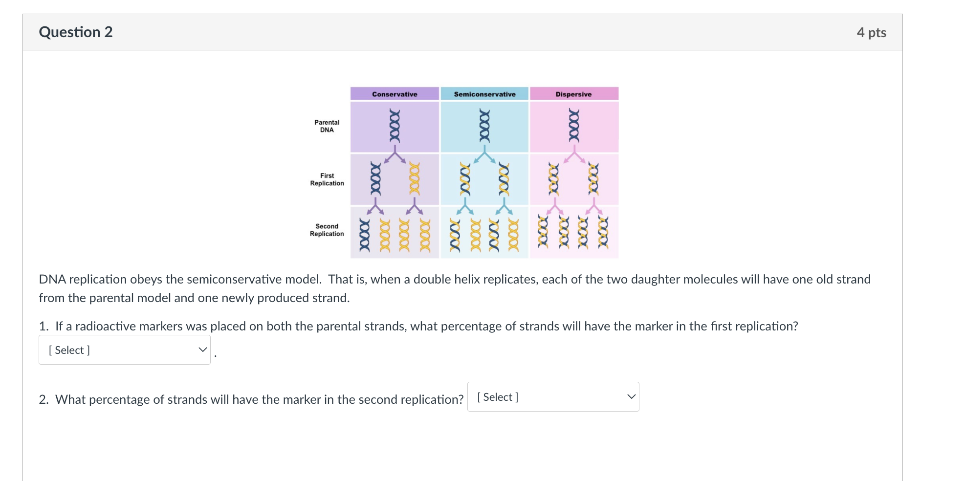 Solved Options for : 1. 0 % , 25 % , 50 % , 100 % 2. 0 % | Chegg.com