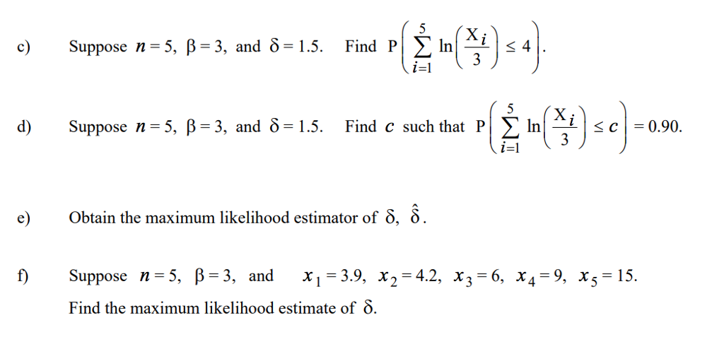 Solved The Pareto probability distribution has many | Chegg.com