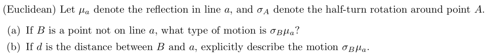 Problems marked (Euclidean) are to be done in | Chegg.com