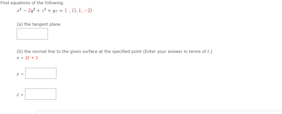 Solved Find equations of the following. | Chegg.com