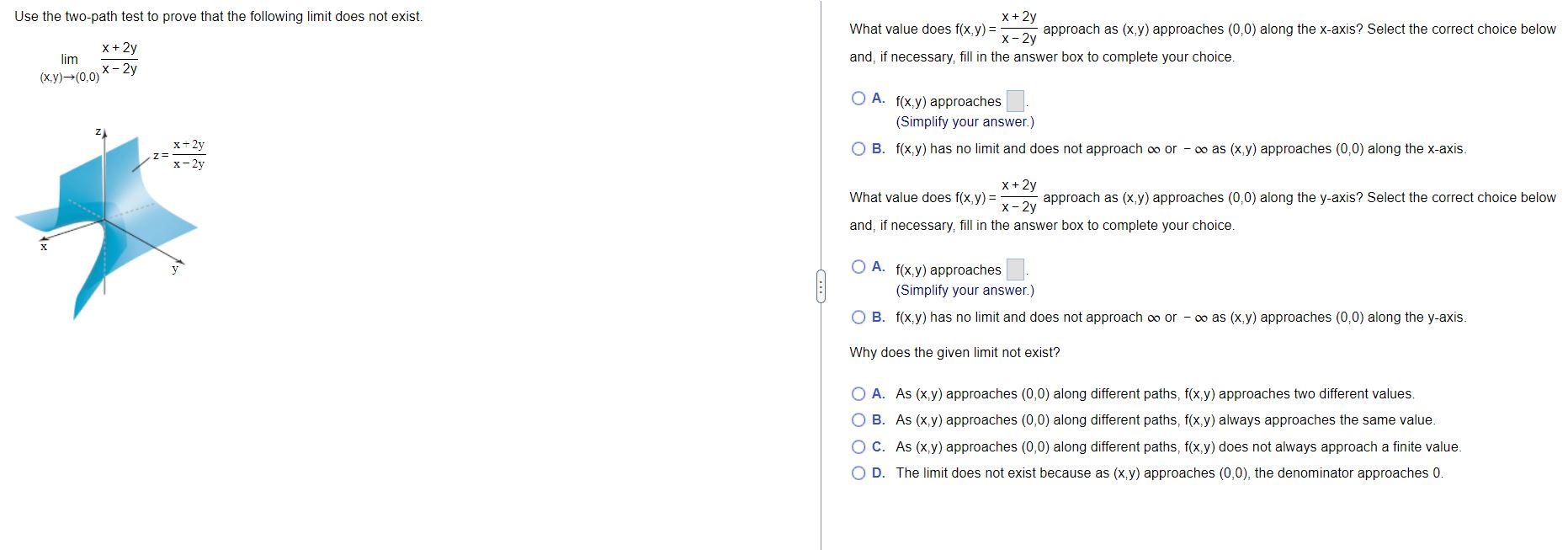 Solved Use the two-path test to prove that the following | Chegg.com