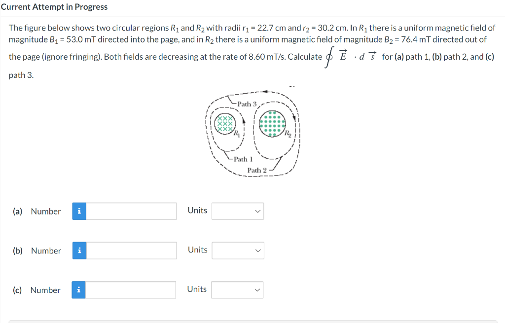 Solved Current Attempt in Progress The figure below shows | Chegg.com