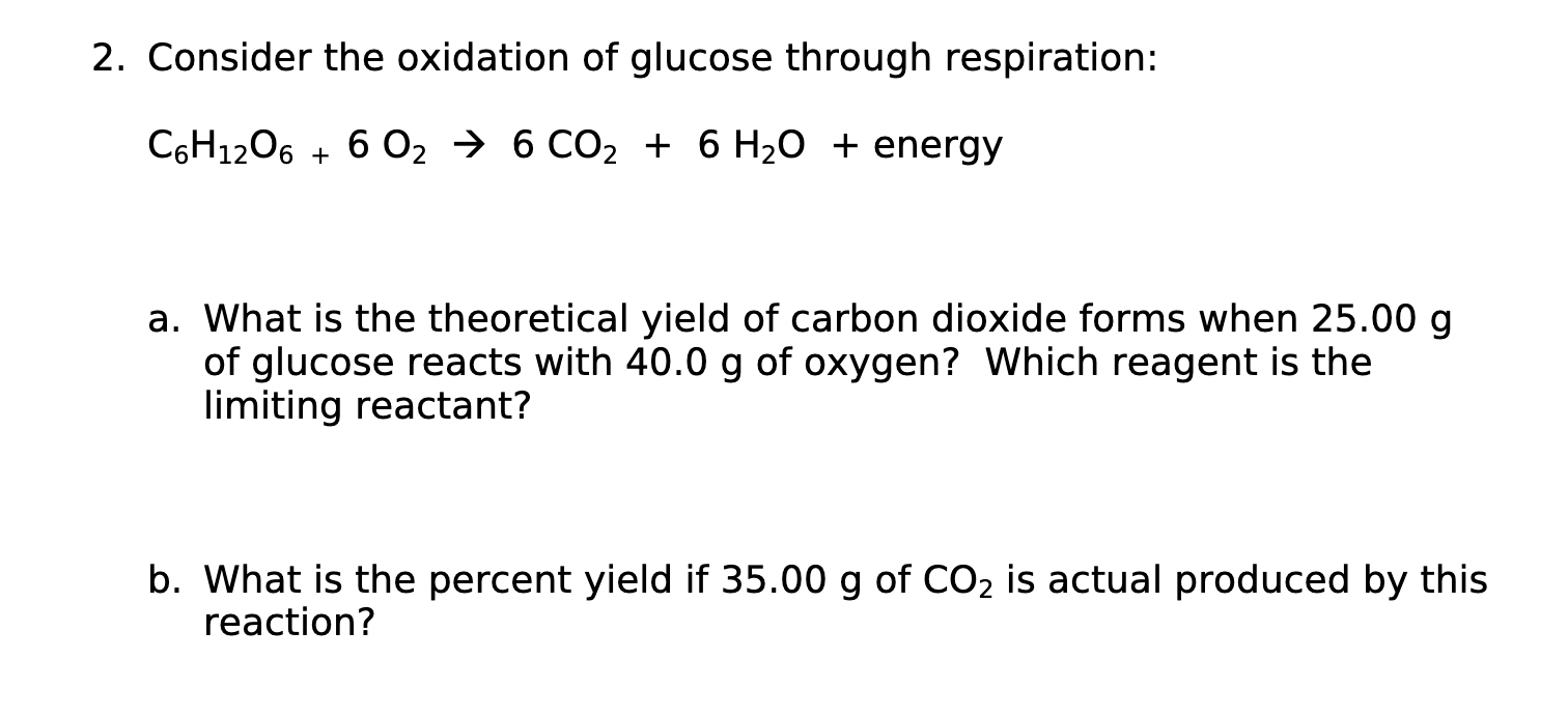 Solved 2. Consider the oxidation of glucose through | Chegg.com