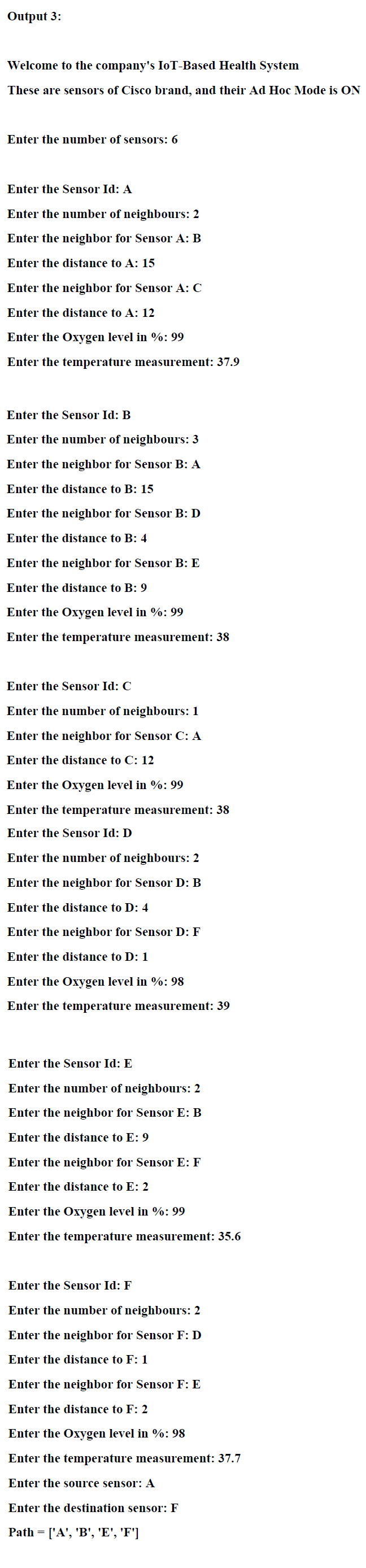 Solved Code the following Python 3 program: Program must | Chegg.com