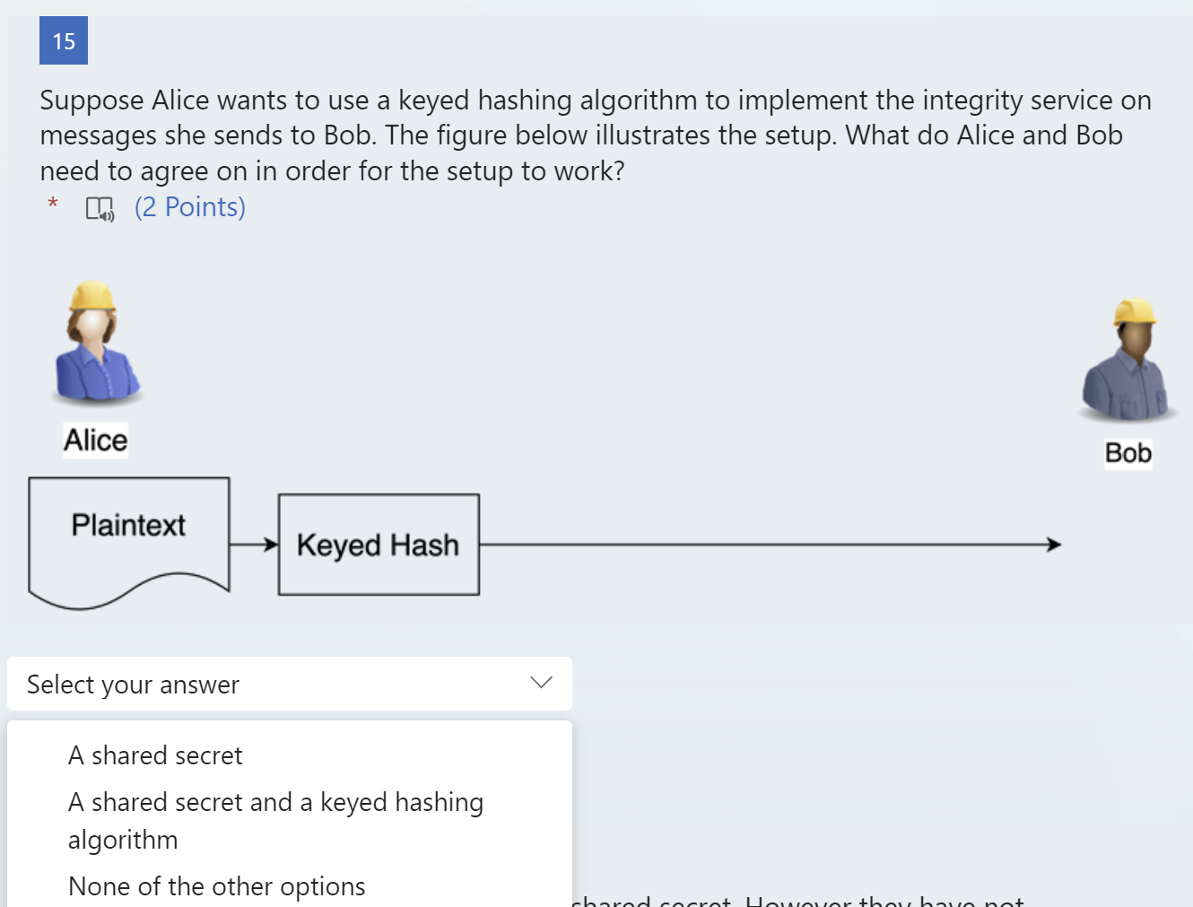 Solved Message integrity can be bypassed if an attacker | Chegg.com
