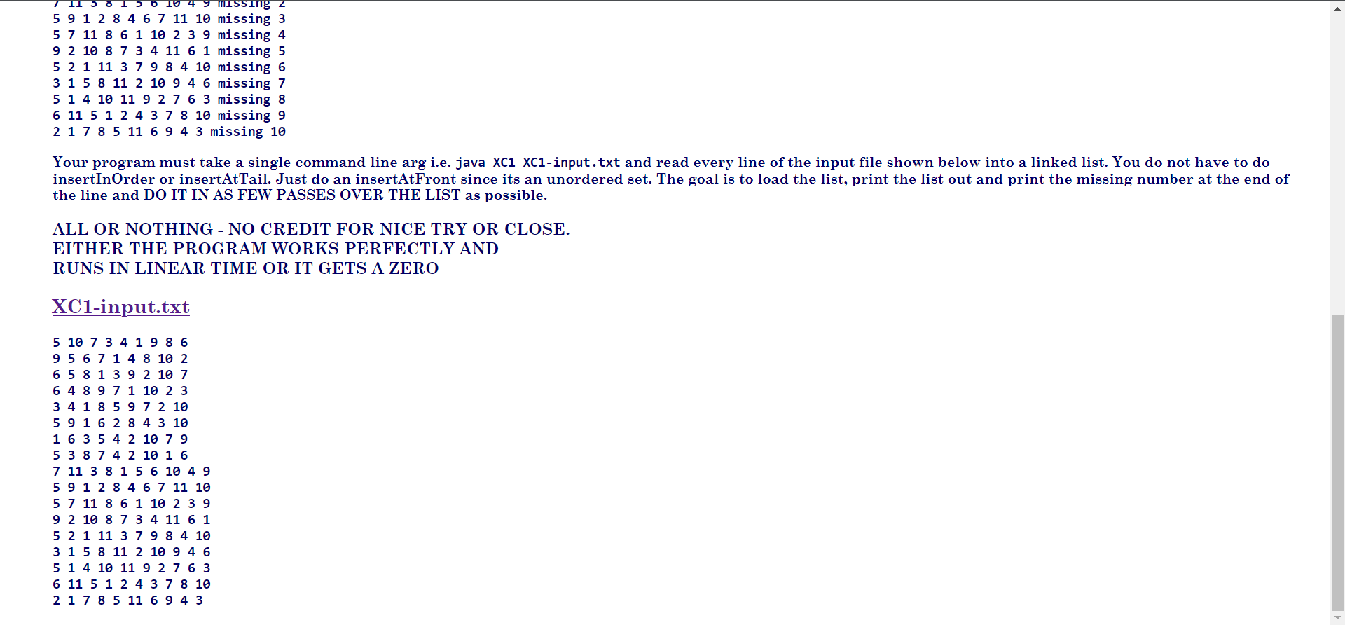 structures. Just simple looping over a 1-way linked | Chegg.com