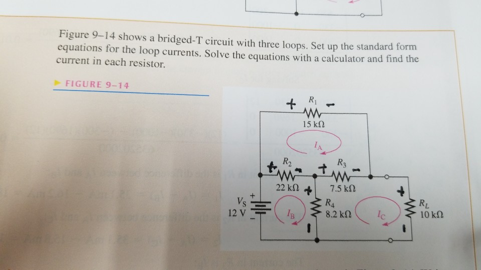 Solved Figure 9-14 shows a bridged-T circuit with three | Chegg.com