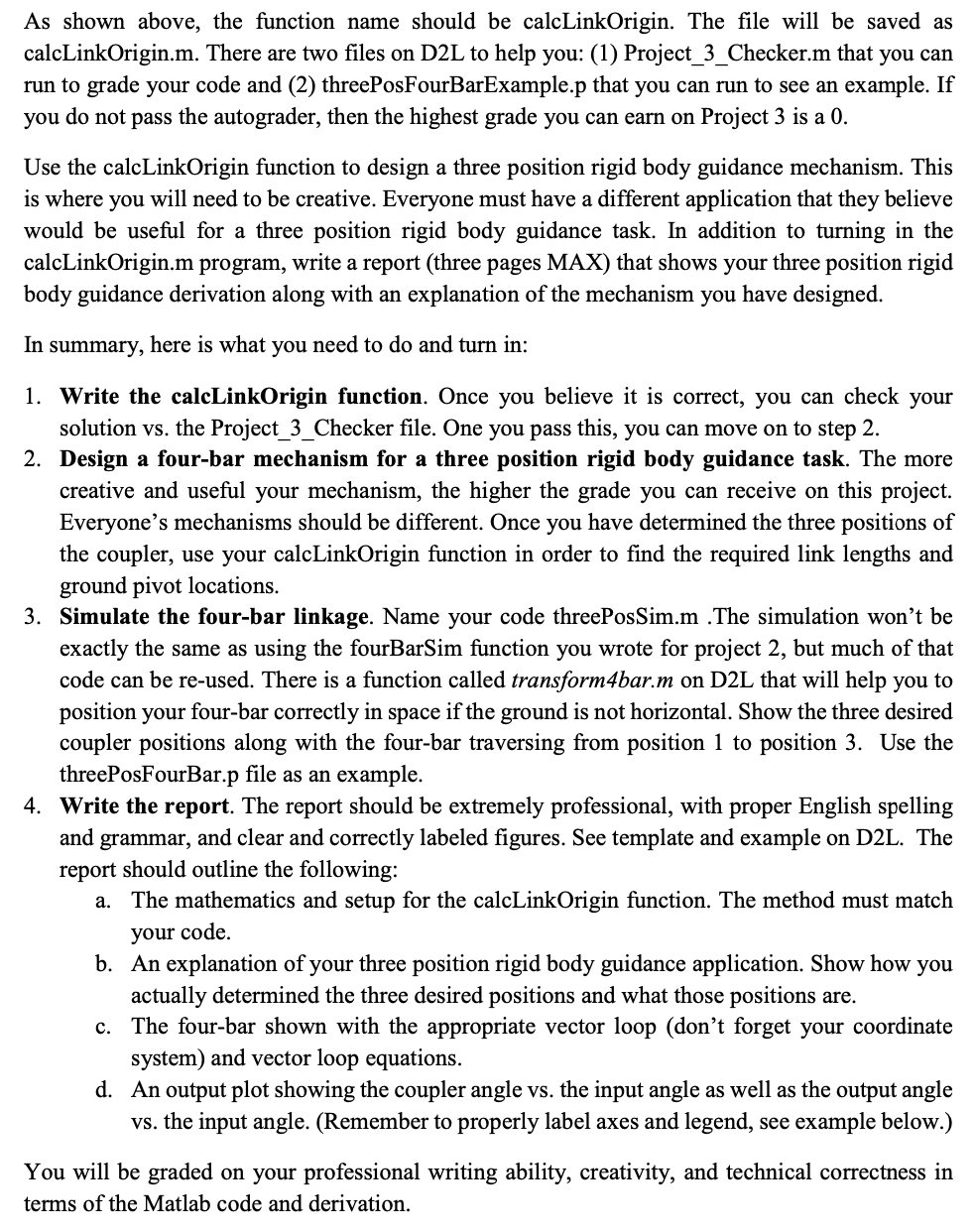Solved Project Assignment The purpose of this assignment is | Chegg.com