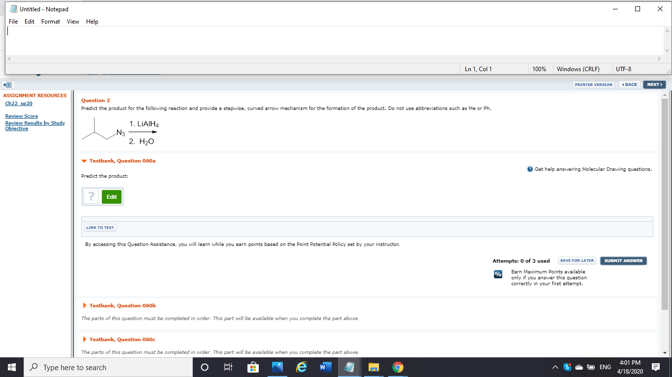 Solved Untitled - Notepad File Edit Format View - 0x Help In | Chegg.com