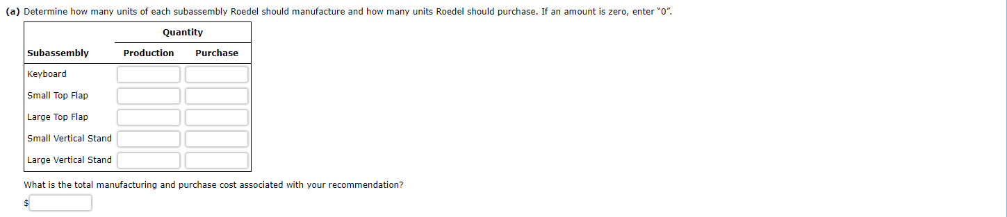 Problem 13-19 (Applications Involving Binary | Chegg.com