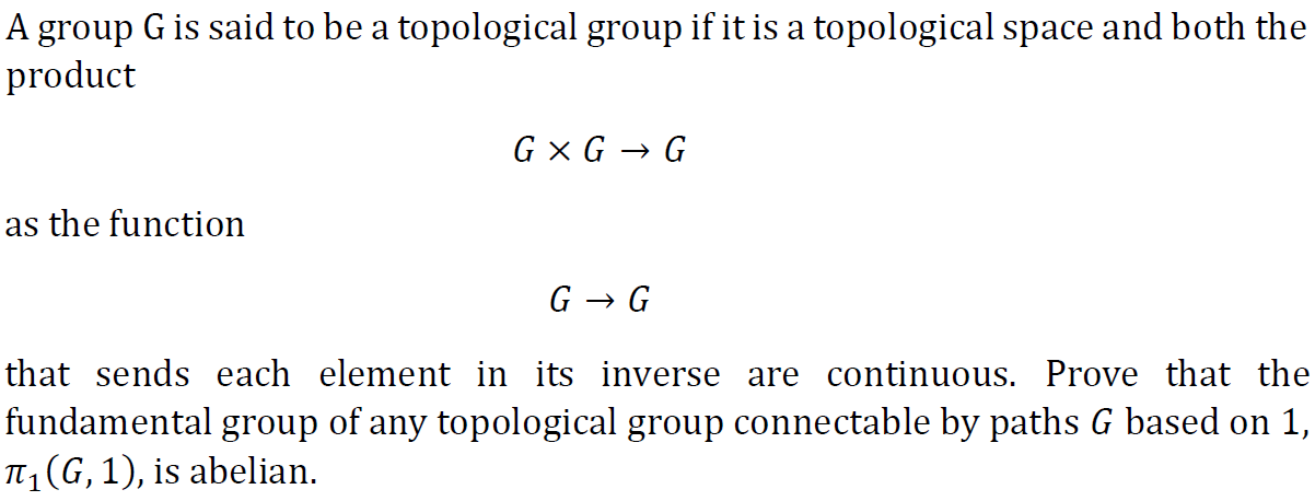 Solved THIS IS ALGEBRAIC TOPOLOGY AND GROUP THEORY. ADVANCED | Chegg.com