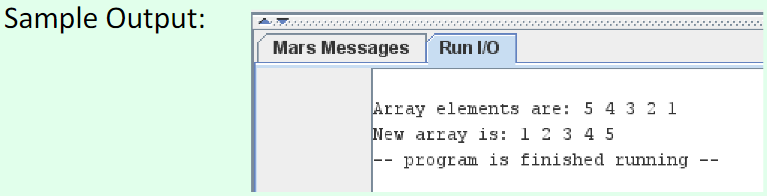 Solved Write a program in Mips Assembly that reverses the | Chegg.com