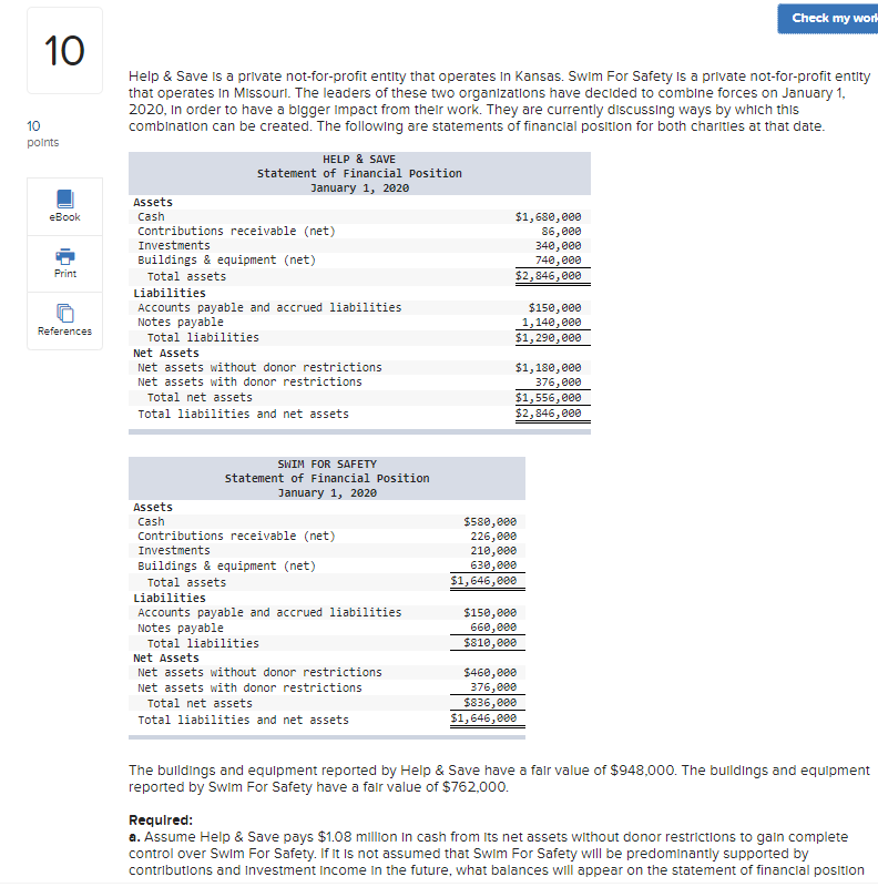 Solved 10 10 points eBook Print References Help & Save is a | Chegg.com