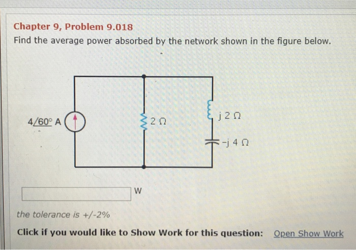 Solved Chapter 9, Problem 9.018 Find the average power | Chegg.com