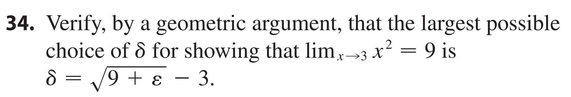 Solved 34. Verify, by a geometric argument, that the largest | Chegg.com