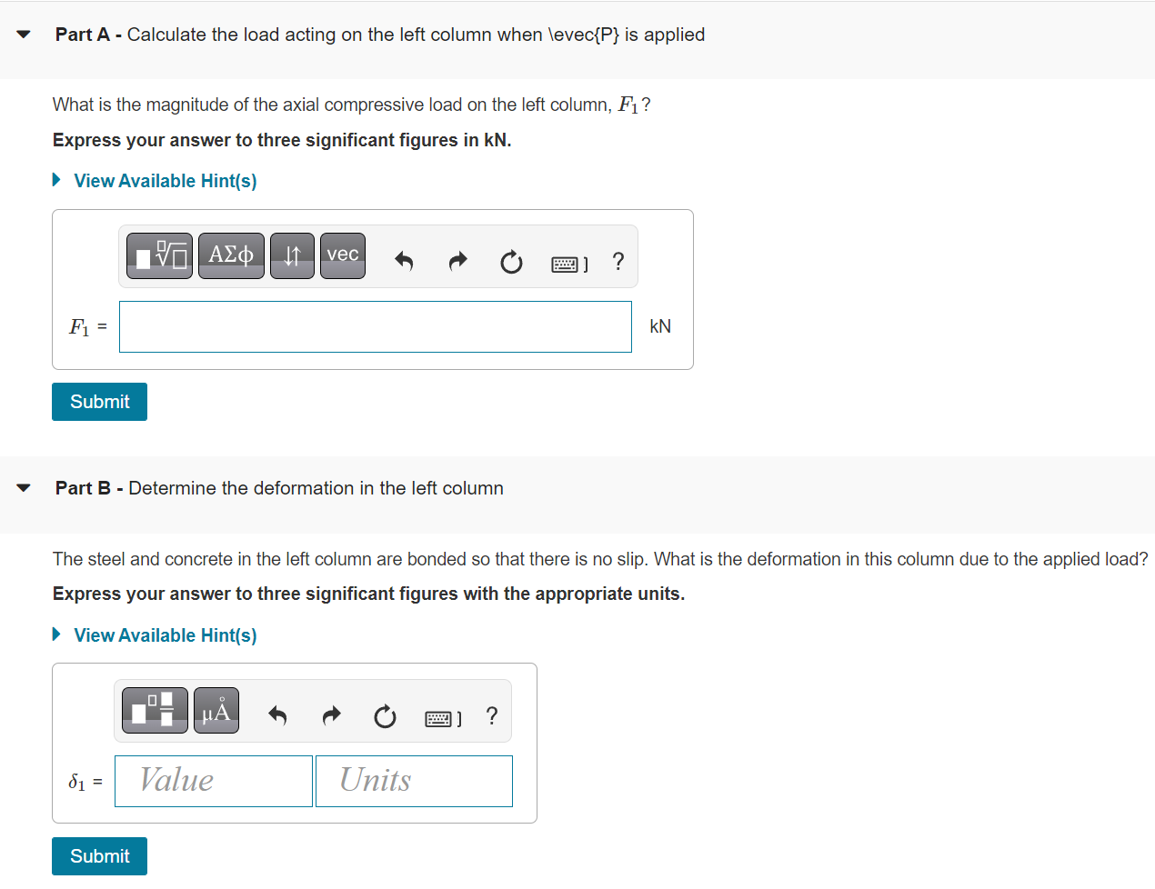 Solved Learning Goal: To use deformation compatibility | Chegg.com
