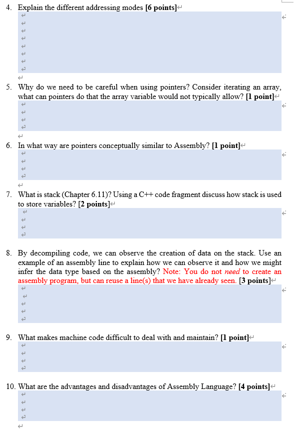 Solved 1. How does Little Endian layout data in memory? | Chegg.com