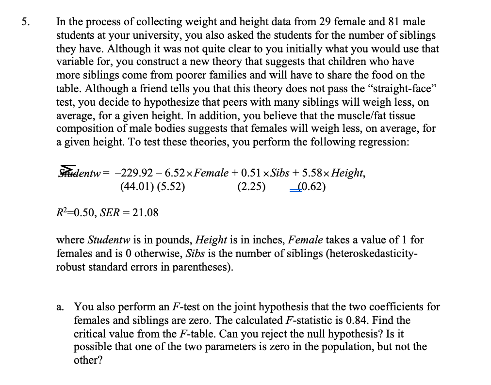 Solved In the process of collecting weight and height data | Chegg.com